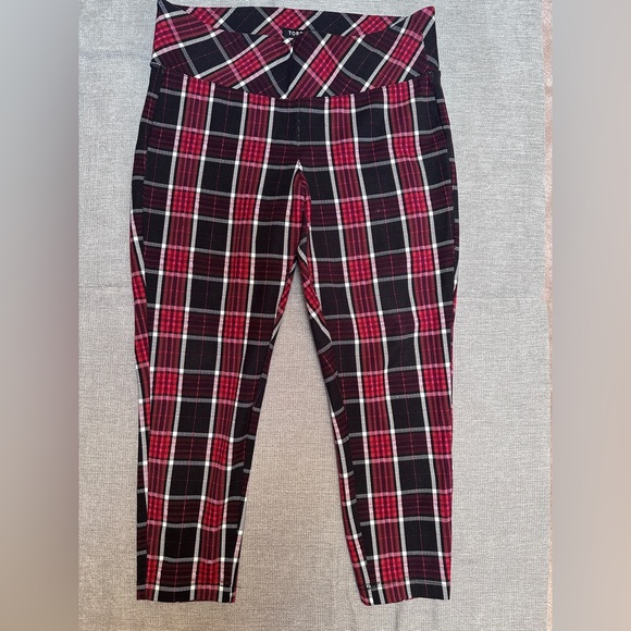 torrid | Pants & Jumpsuits | Torrid Red And Black Checkered Pants ...